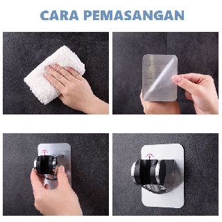 Jual Gantungan Shower Fleksibel Naik Turun Pancuran Shower Hanger ...