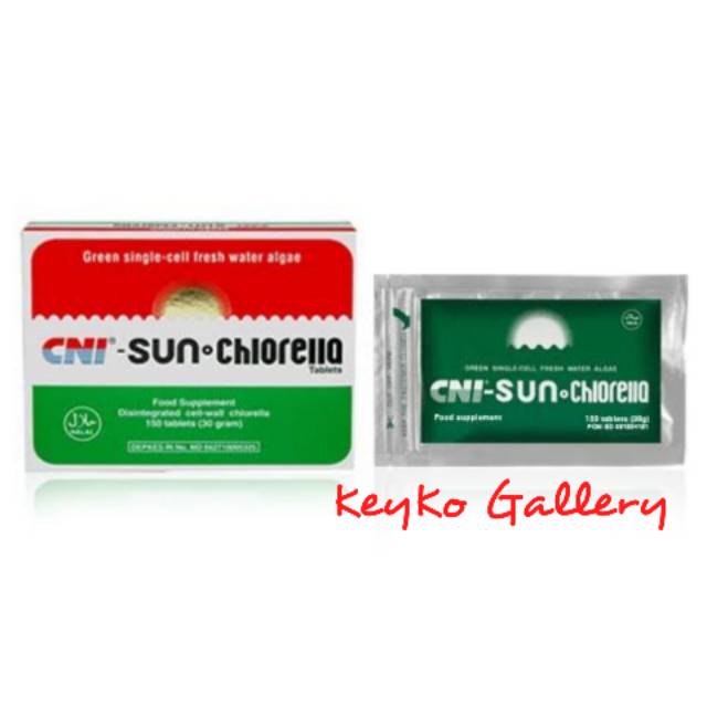 Jual CNI Sun Chlorella (isi 150 tablet) | Shopee Indonesia