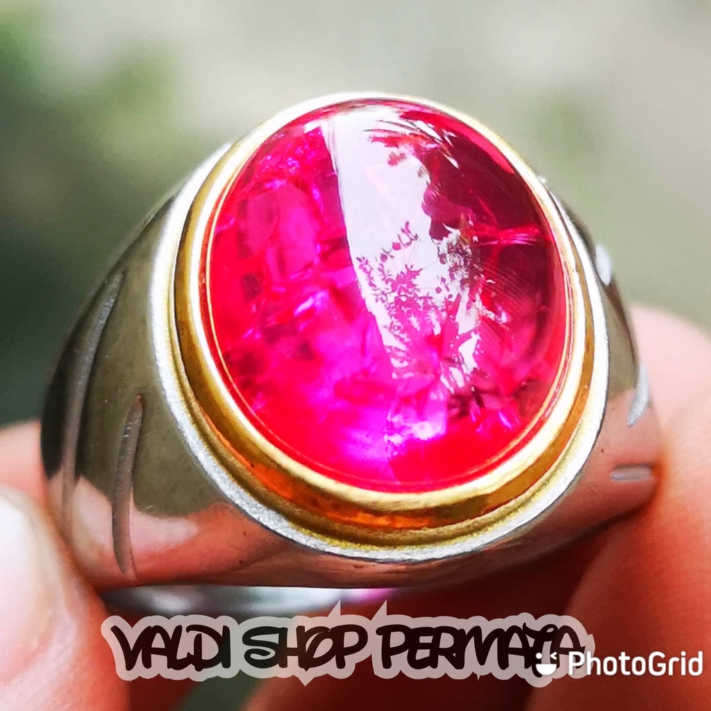 Jual Batu Permata Merah Siem Delima Bangkok Pecah Seribu 9,25 Kekerasan ...