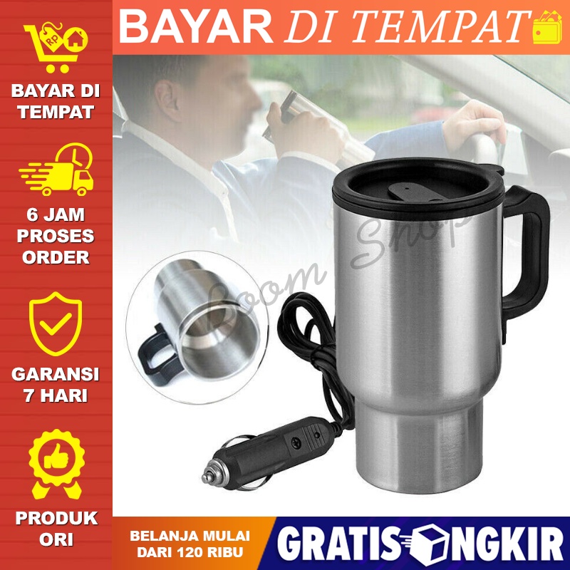 Jual Pemanas Air Di Mobil Termos Air Panas Taffware Gelas Insulasi ...