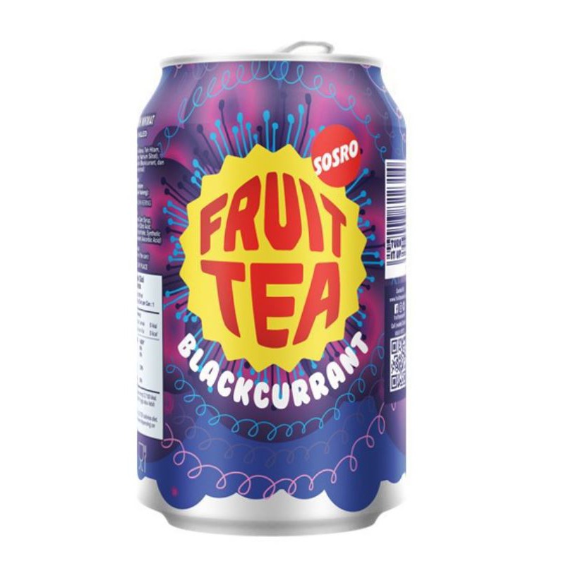Jual FRUIT TEA CAN KEMASAN KALENG TEH BERAGAM RASA BUAH DARI SOSRO ...