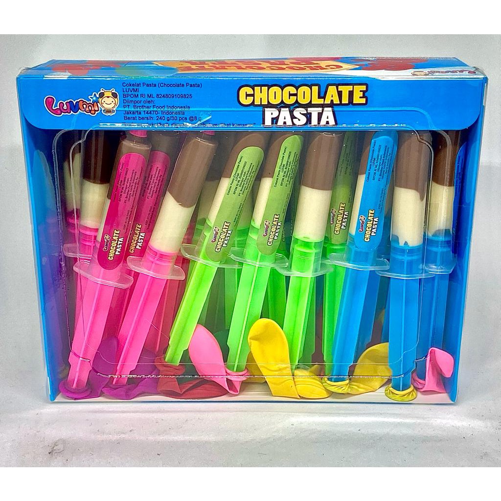 Jual Coklat Pasta Suntik Luvmi box isi 30 pcs Indonesia|Shopee Indonesia