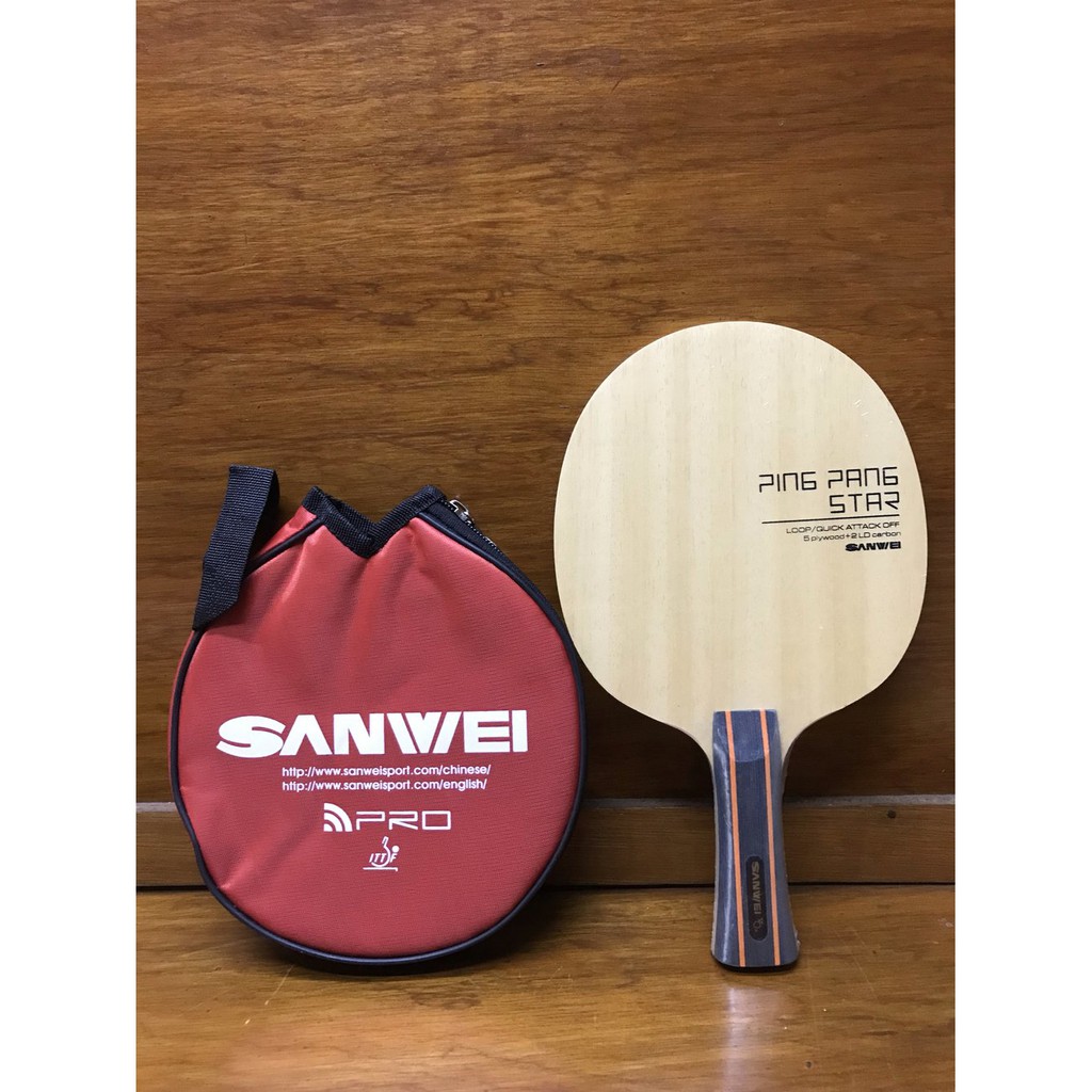 Jual Kayu Bet Tenis Meja Pingpong Sanwei Ping Pang Star Original ...