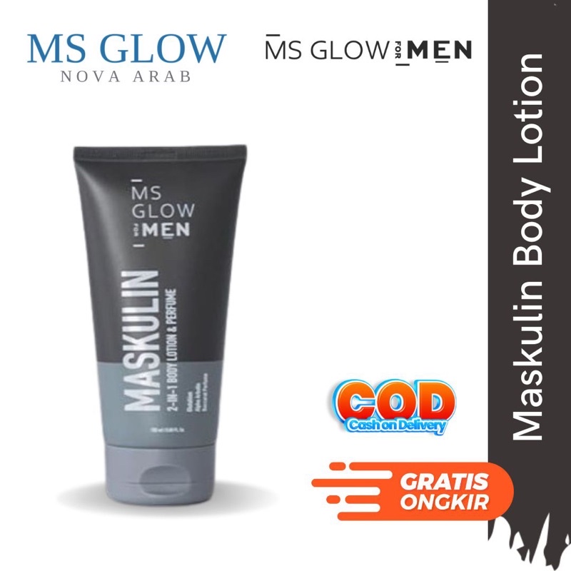 Jual MASKULIN BODY LOTION MS GLOW FOR MEN | Shopee Indonesia