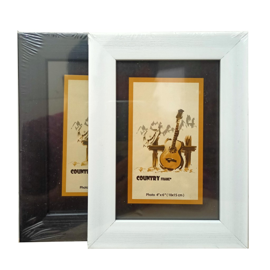Jual bingkai foto 4r (10x15) hitam, putih Indonesia|Shopee Indonesia