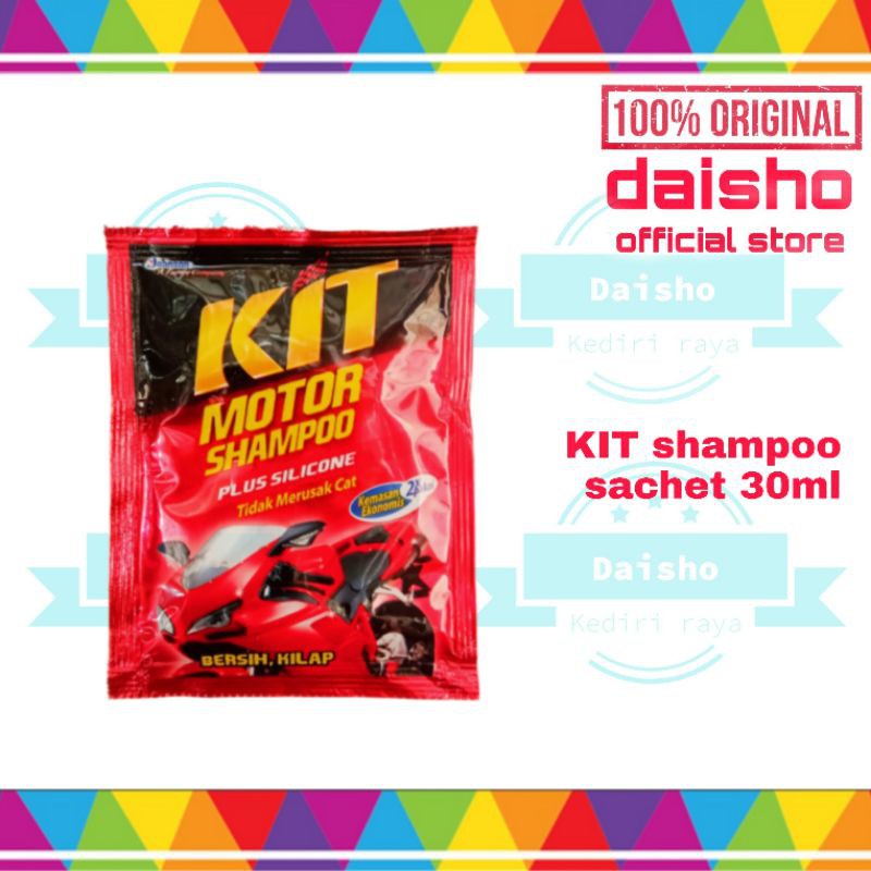 Jual Kit motor shampoo sampo merah sachet 30ml | Shopee Indonesia