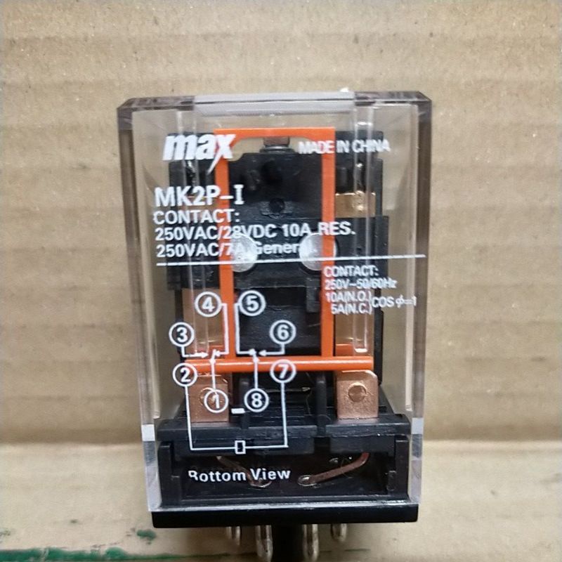 Jual relay MK2P 220 volt Omron 8 pin kaki | Shopee Indonesia