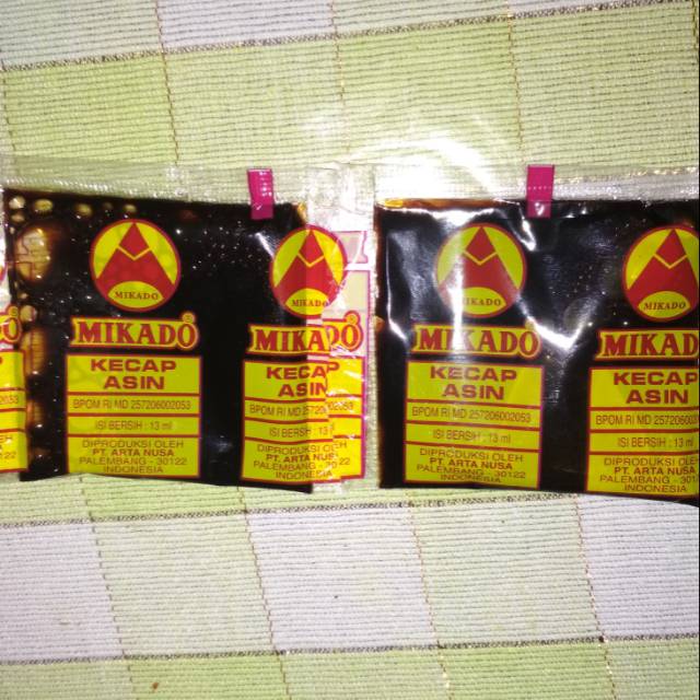 Jual Kecap asin mikado palembang / kecap asin sachet | Shopee Indonesia