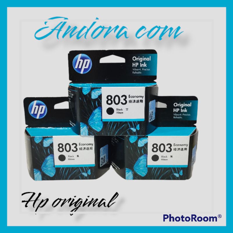 Jual Tinta printer hp 803 black original | Shopee Indonesia