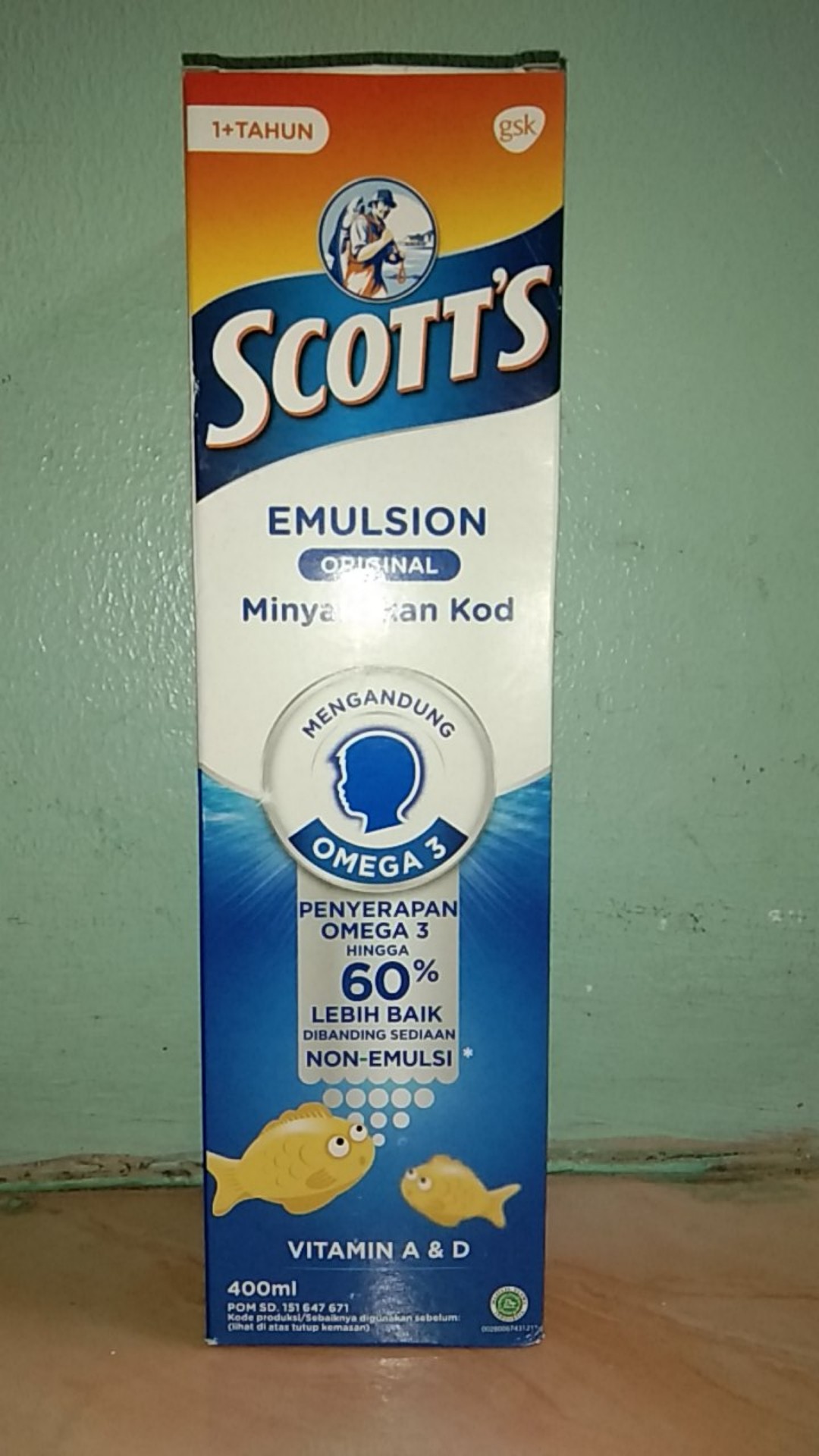 Scotts Emulsion Original 400ml | Shopee Indonesia