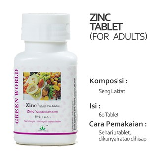 Jual Suplemen zinc zat besi untuk dewasa Indonesia|Shopee Indonesia