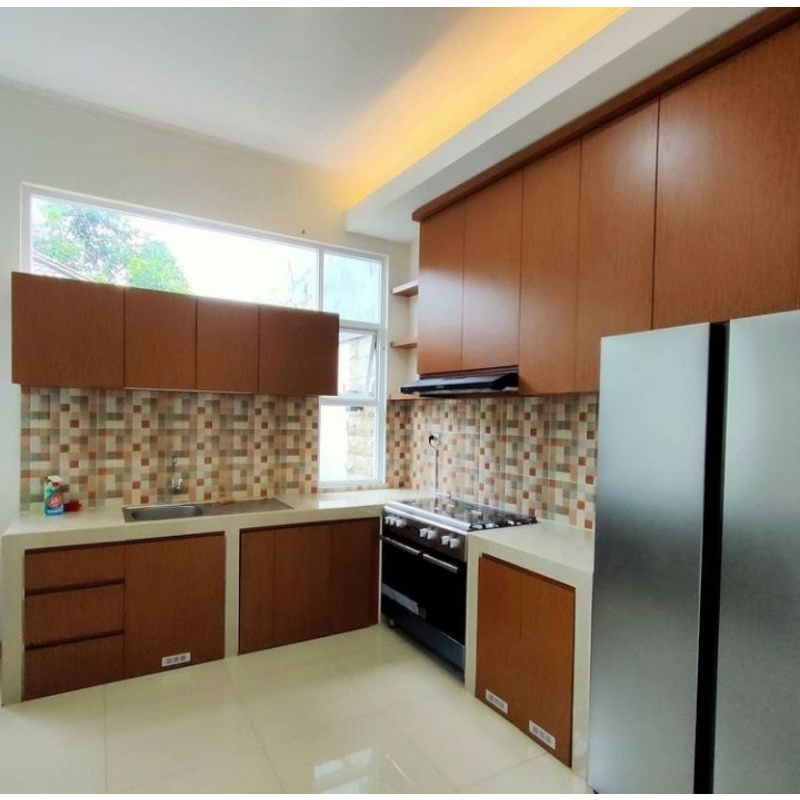 Jual Kitchen set HPL minimalis custom request sesuai permintaan ...