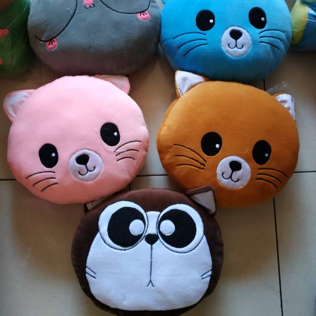 Bantal kepala kucing cantik size L | Shopee Indonesia