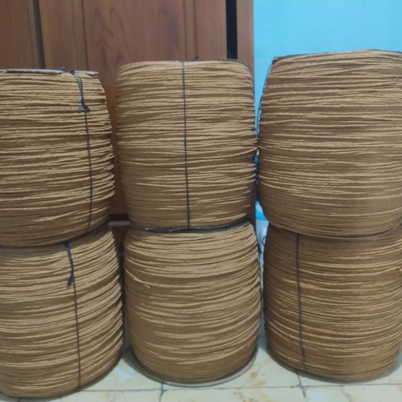 Jual Tali kertas paper rope Kraft craft Samson paperbag godiebag ...