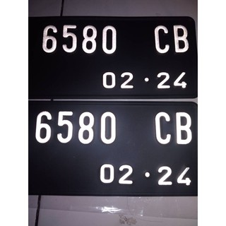 Jual Sticker Cutting Skotlet Nopol Plat Plate Nomor MOTOR TNKB + Nama ...
