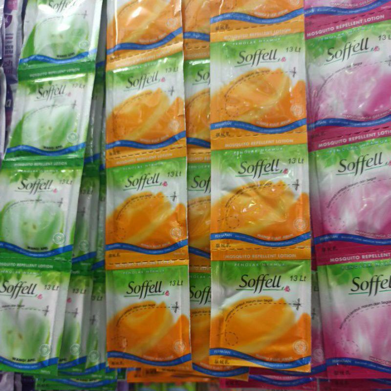 Jual SOFFEL ANTI NYAMUK SACHET 1RENCENG(12SACHET) | Shopee Indonesia