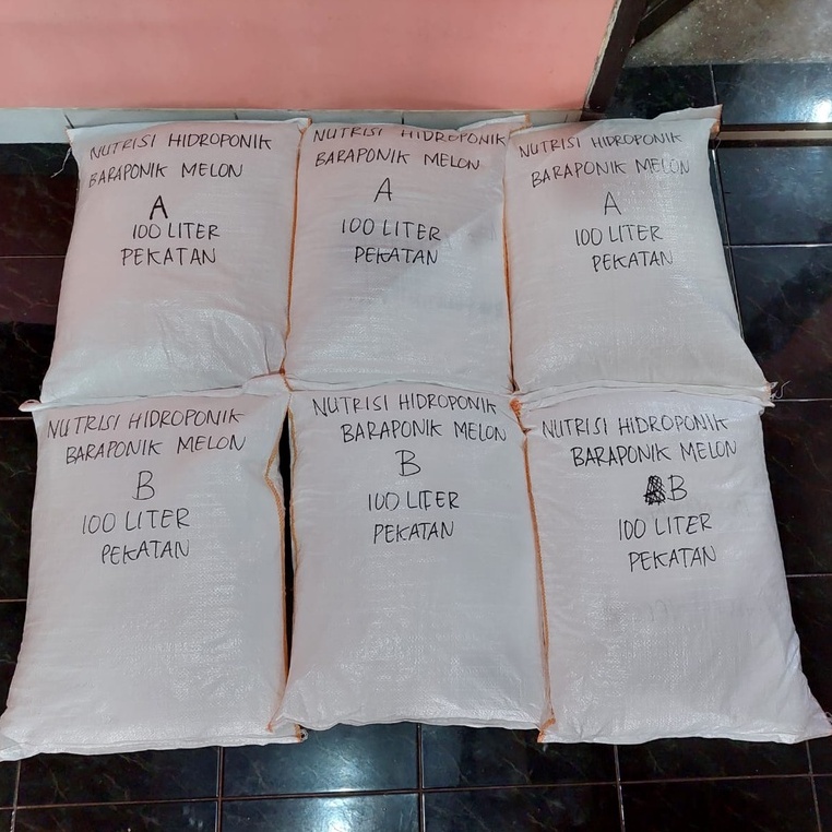 Jual ab mix nutrisi hidroponik baraponik buah melon dan tomat pekatan ...