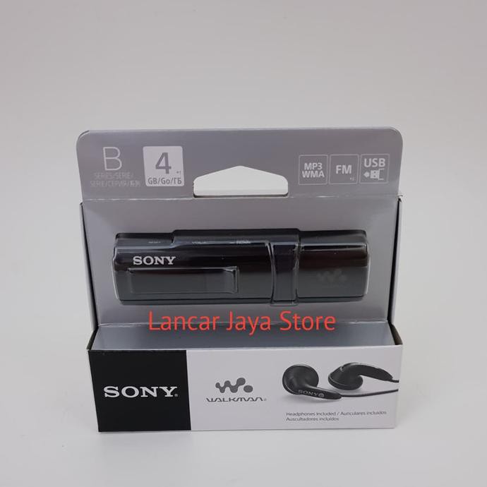 Jual Sony Walkman MP3 NWZ-B183F Black (Built In Memory 4GB) | Shopee ...