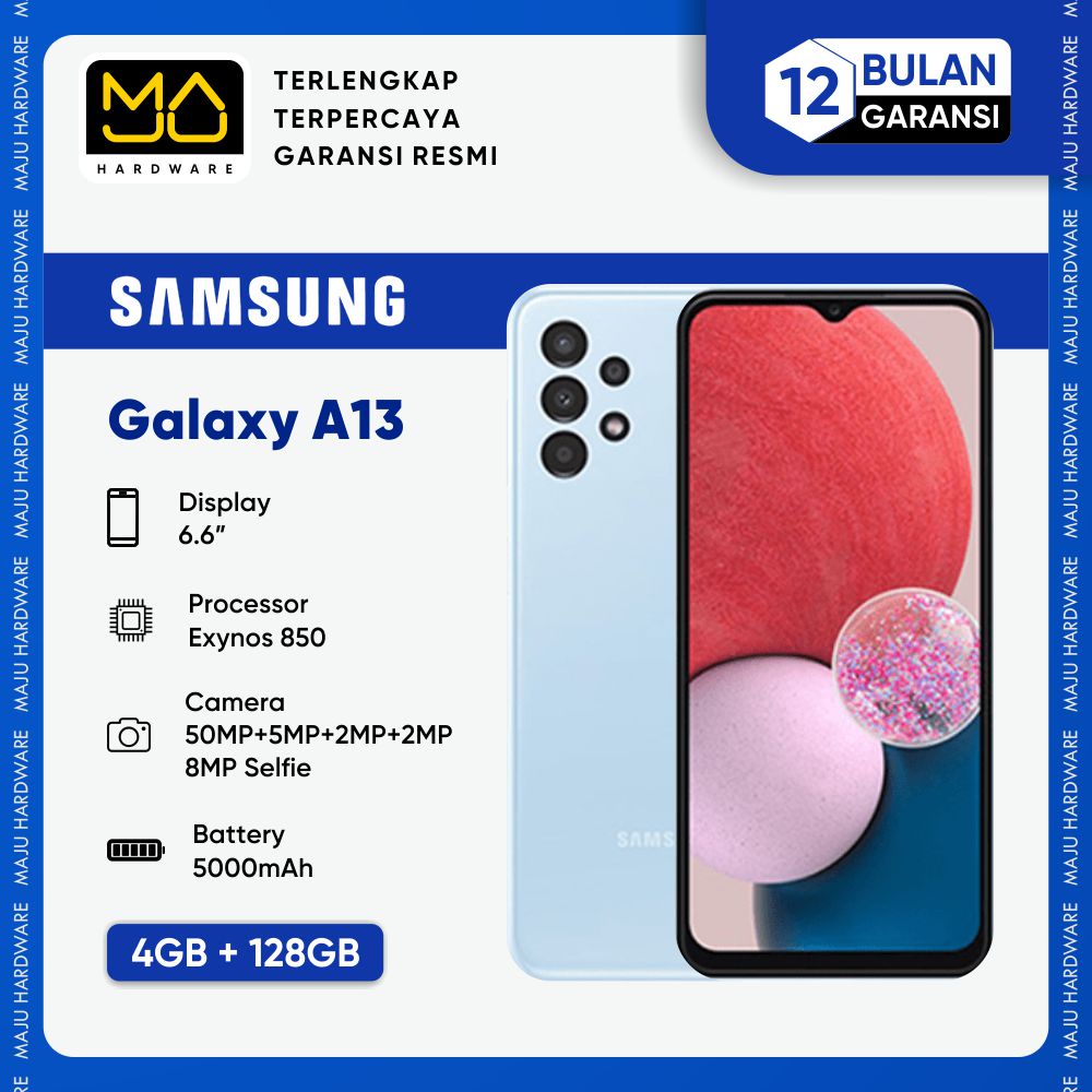 Jual Samsung Galaxy A13 RAM 4/128GB - Garansi Resmi 1 Tahun | Shopee ...