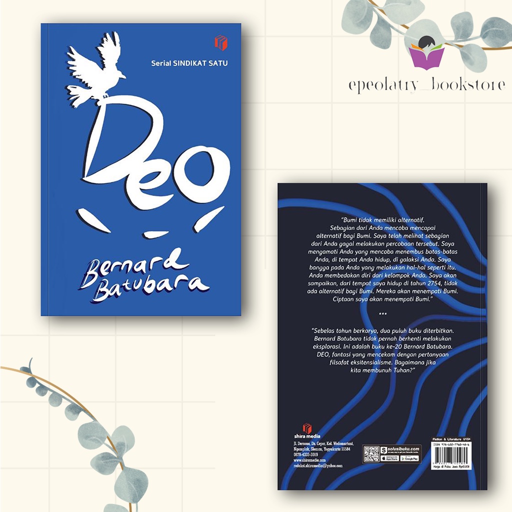 Jual BUKU NOVEL DEO - Bernard Batubara Indonesia|Shopee Indonesia