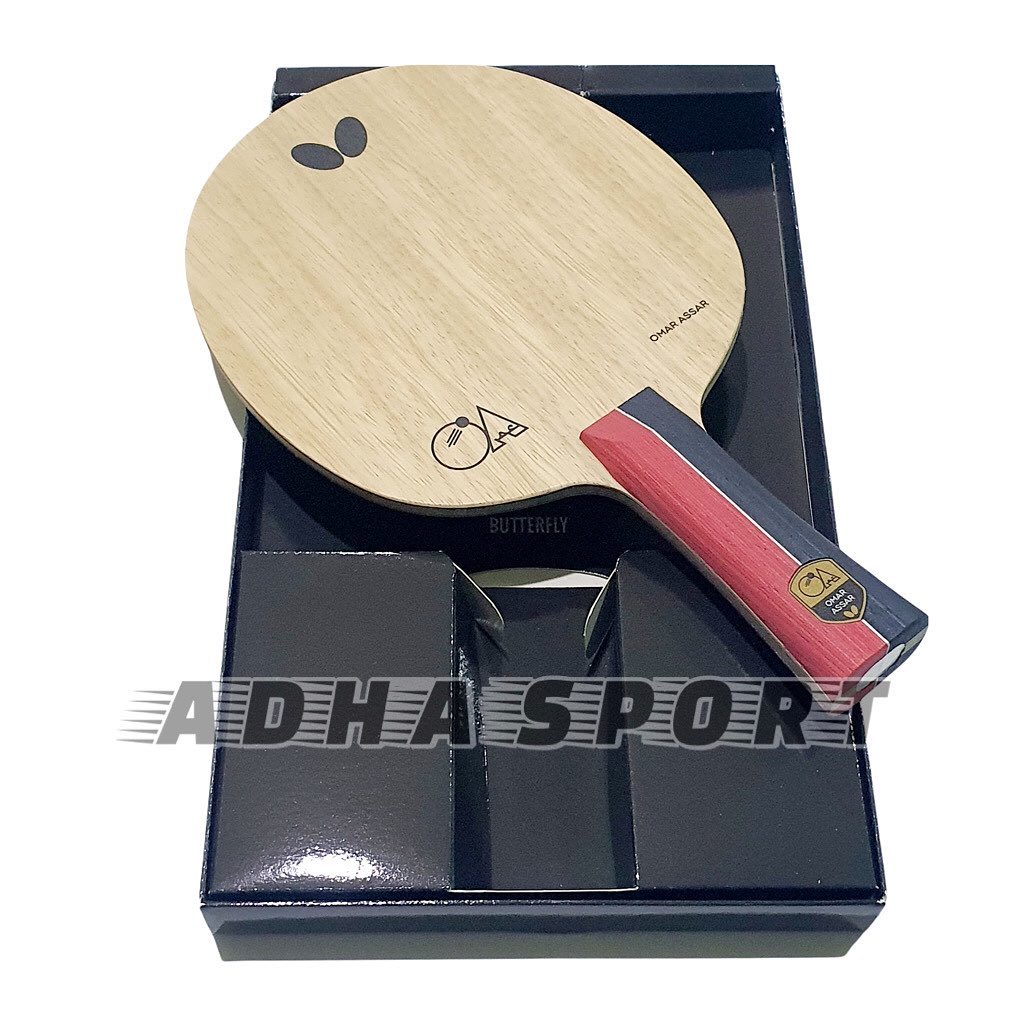 Jual Butterfly Omar Assar - Kayu Bet / Blade Carbon Pingpong Tenis Meja Original Surabaya Adha ...