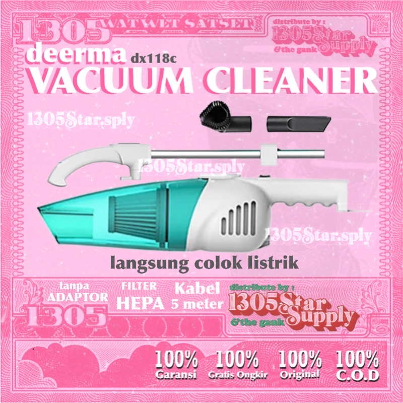 Jual [ 100% original ] deerma FAKUM VACUM FACUM VACUUM VAKUM CLEANER ...