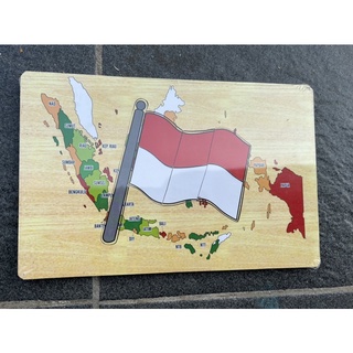 Jual Puzzle Peta Indonesia, Puzzle Bendera Indonesia, Puzzle pakaian ...