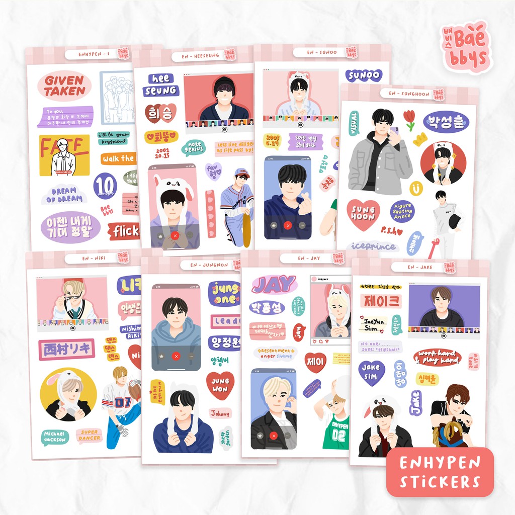 Jual Enhypen Stickers Indonesia|Shopee Indonesia