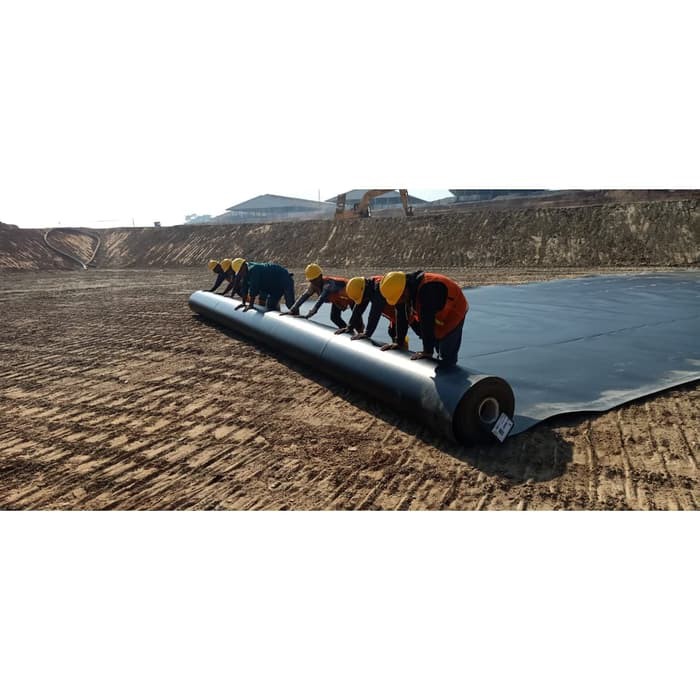 Jual Terpal HDPE Geomembrane 1.5mm Rostek (7x140meter) Indonesia|Shopee ...
