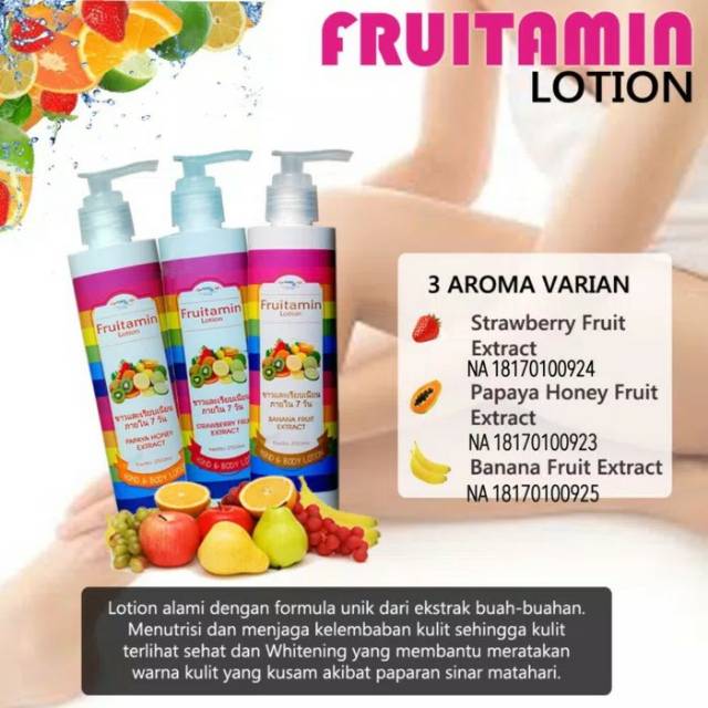 Jual LOTION FRUITAMIN BPOM | Shopee Indonesia