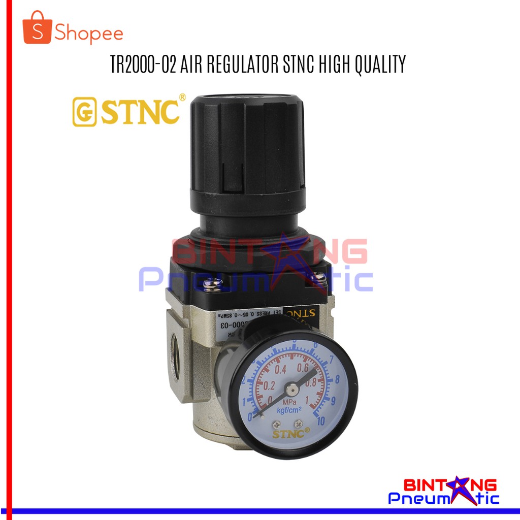 Jual TR2000-02 1/4" INCH AIR REGULATOR STNC | Shopee Indonesia