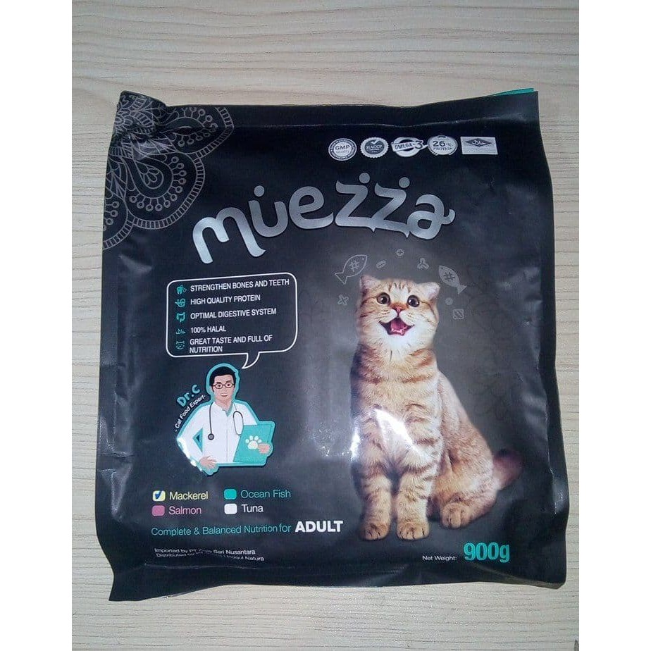 Jual Muezza 900gram Mackarel - Premium Adult Cat Food - Makanan Kucing ...