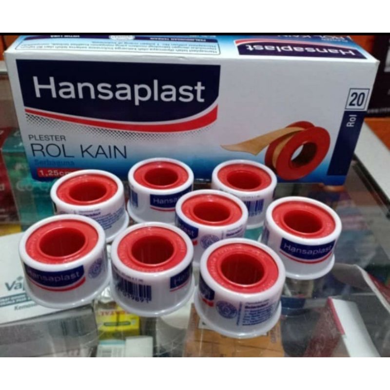 Jual Hansaplast Roll Kain Ukuran 1.25cm x 1m / Plester kain | Shopee ...