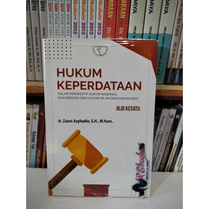 Jual Hukum Keperdataan Jilid Kesatu - H. Zaeni Asyhadie #RAJAWALI | Shopee Indonesia