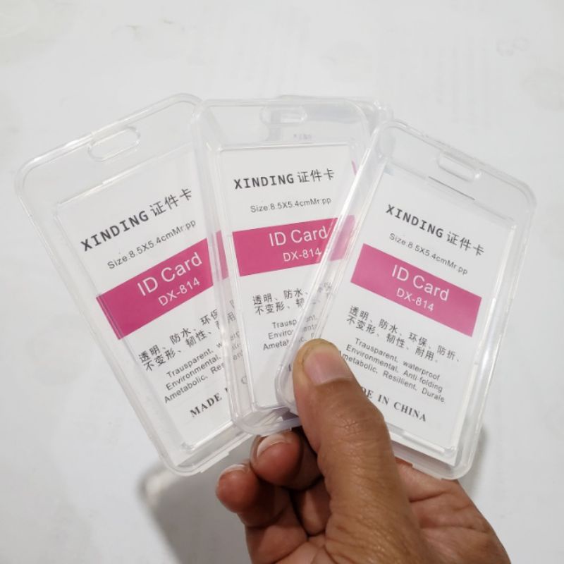 Jual Frame case box transparan/casing box id card bening transparan ...