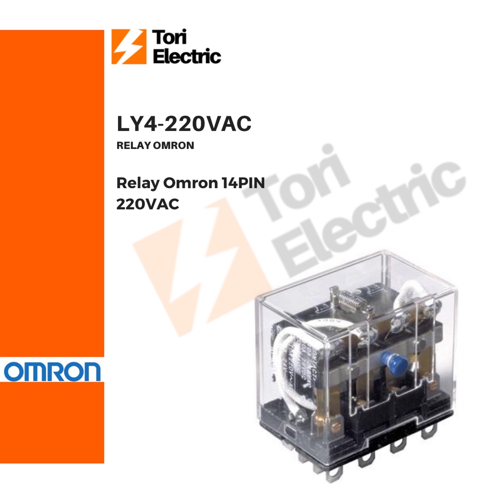 Jual RELAY OMRON LY4-220VAC LY4 220VAC 100% ORI Indonesia|Shopee Indonesia