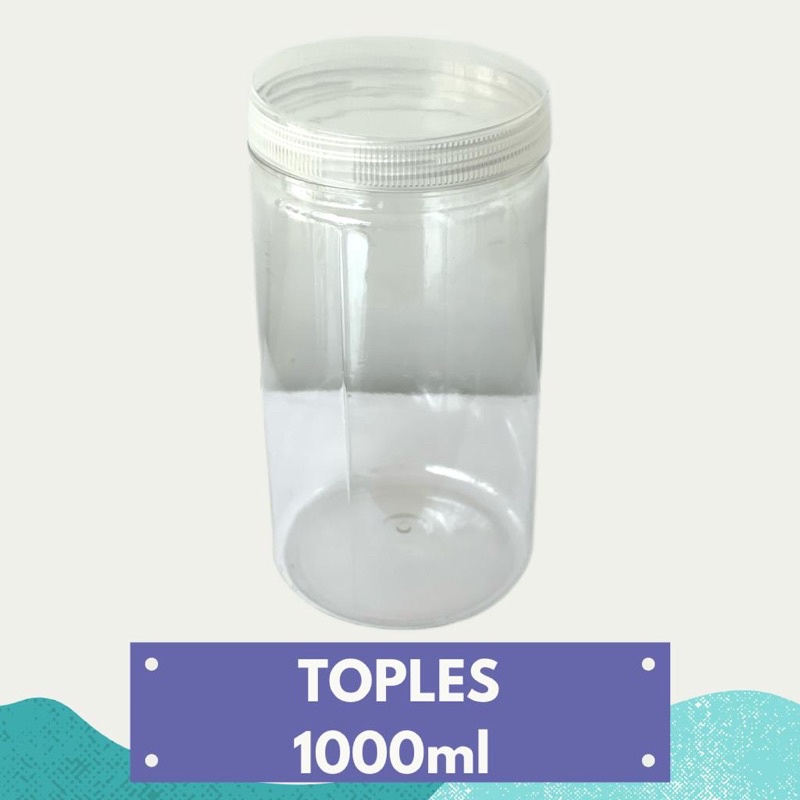 Jual Toples plastik bulat transparan 1000ml | Shopee Indonesia