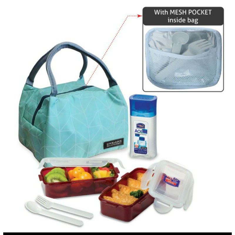 Jual TEMPAT MAKAN SET DAN TAS LOCK & LOCK | Shopee Indonesia