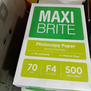Jual Kertas HVS F4 75gr PP Lite | Maxi Brite | PP White (isi 1 rim ...