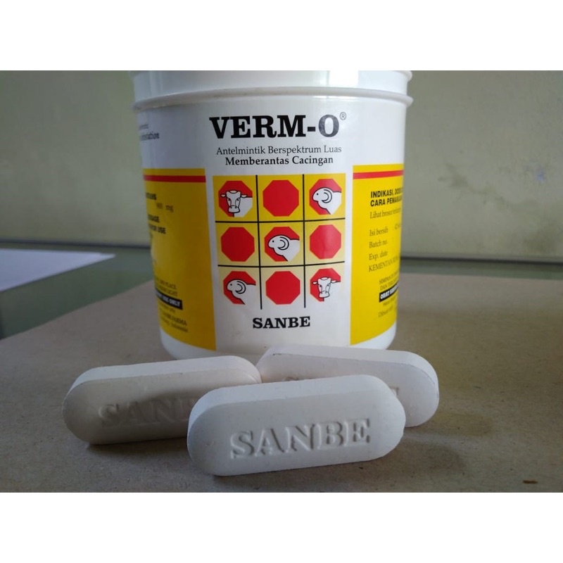 Jual Verm O 42 bolus Verm-O Antelmintik Berspektrum Luas Memberantas ...