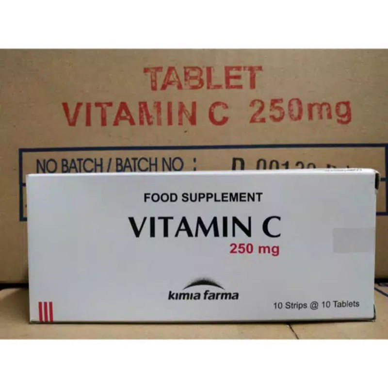 Jual vitamin c 250mg 100tab | Shopee Indonesia