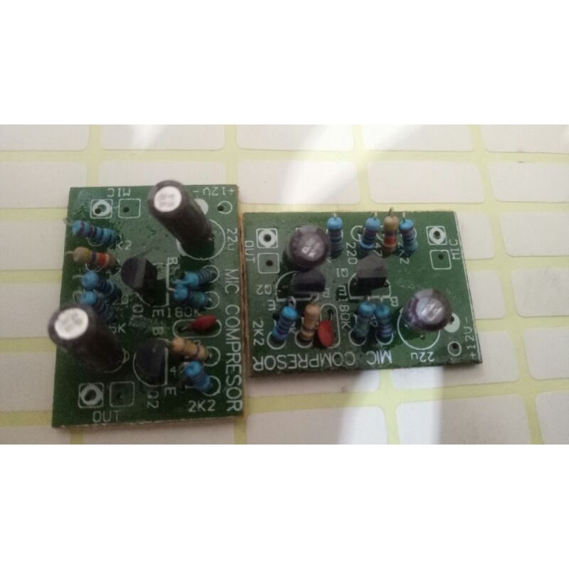 Jual Kit Pre amp mic 2 TR / KIT PREE AMP MIC 2 TR / kit pre amp penguat ...