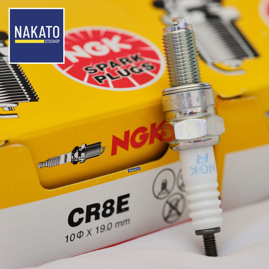 Busi Motor NGK CR8E Vixion Ninja 250 Satria Xeon MX Aerox W175 CS1 ...