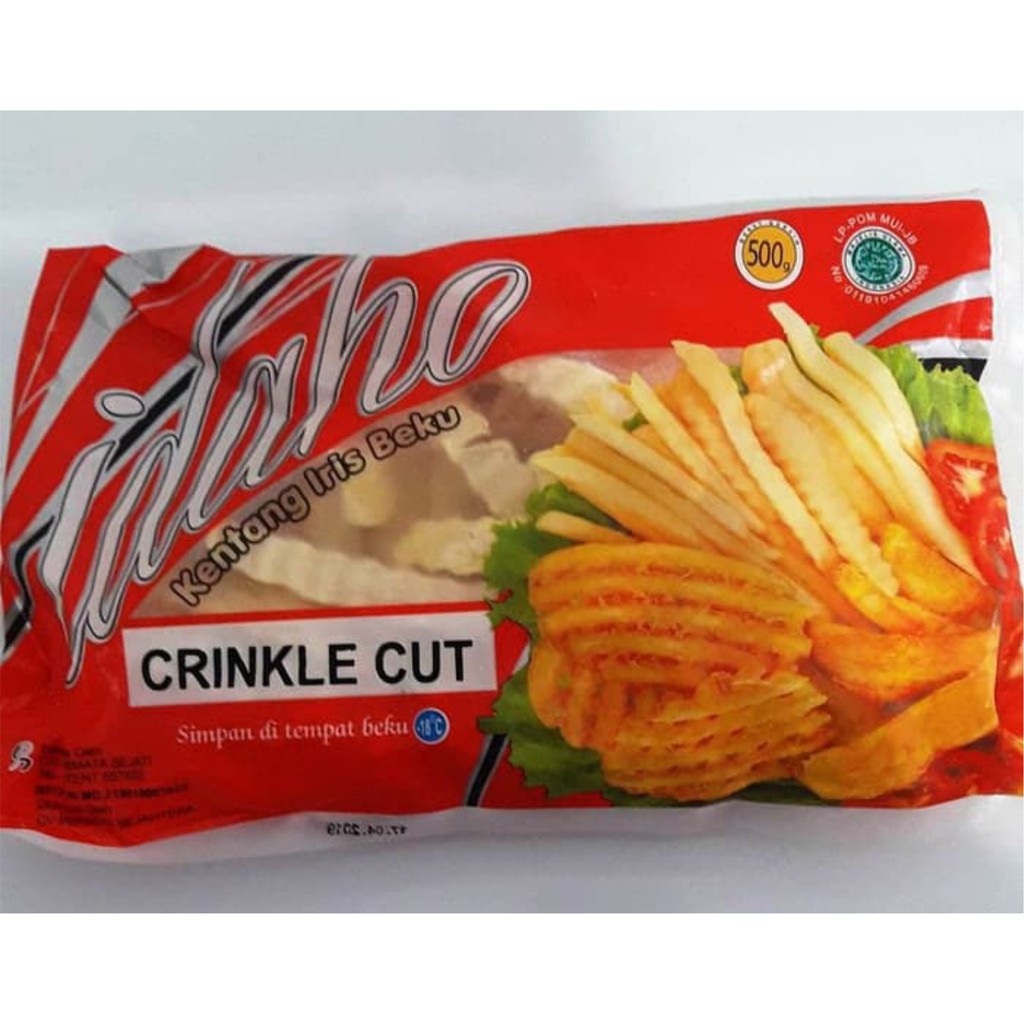 Jual Kentang Idaho Crinkle Cut 500 gr Frozen Food Bandung | Shopee ...