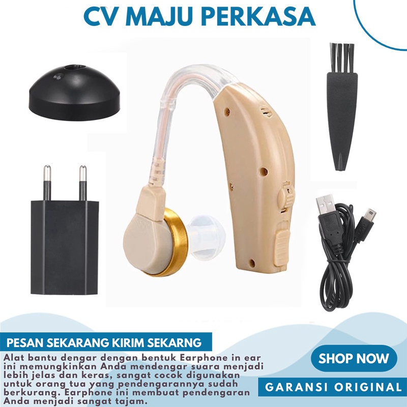 Jual alat bantu dengar pendengar pendengaran telinga orang tua original hearing aid Pengeras ...