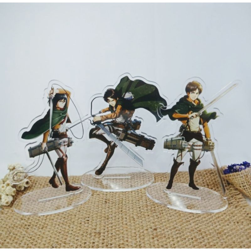 Jual Standee Figure Anime Akrilik Attack on Titan - Figure AOT Akrilik ...