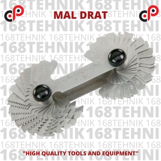 Jual MALDRAT - MAL DRAT - PENGUKUR ULIR DRAT - SCREW PITCH GAUGE ...
