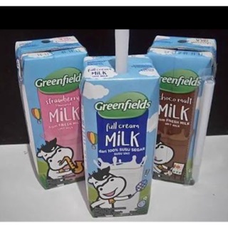 Jual Susu Greenfield UHT 125ml Rasa Full Cream (1 kardus/isi 40 pcs ...