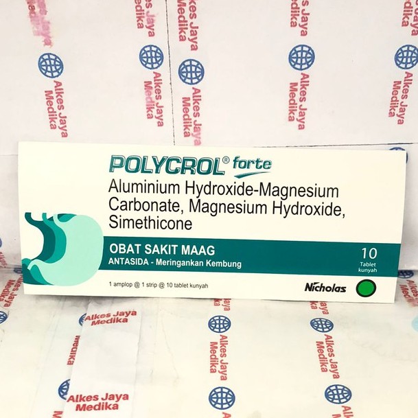 Jual Polycrol Forte Isi 10 Tablet - Obat Sakit Maag | Shopee Indonesia