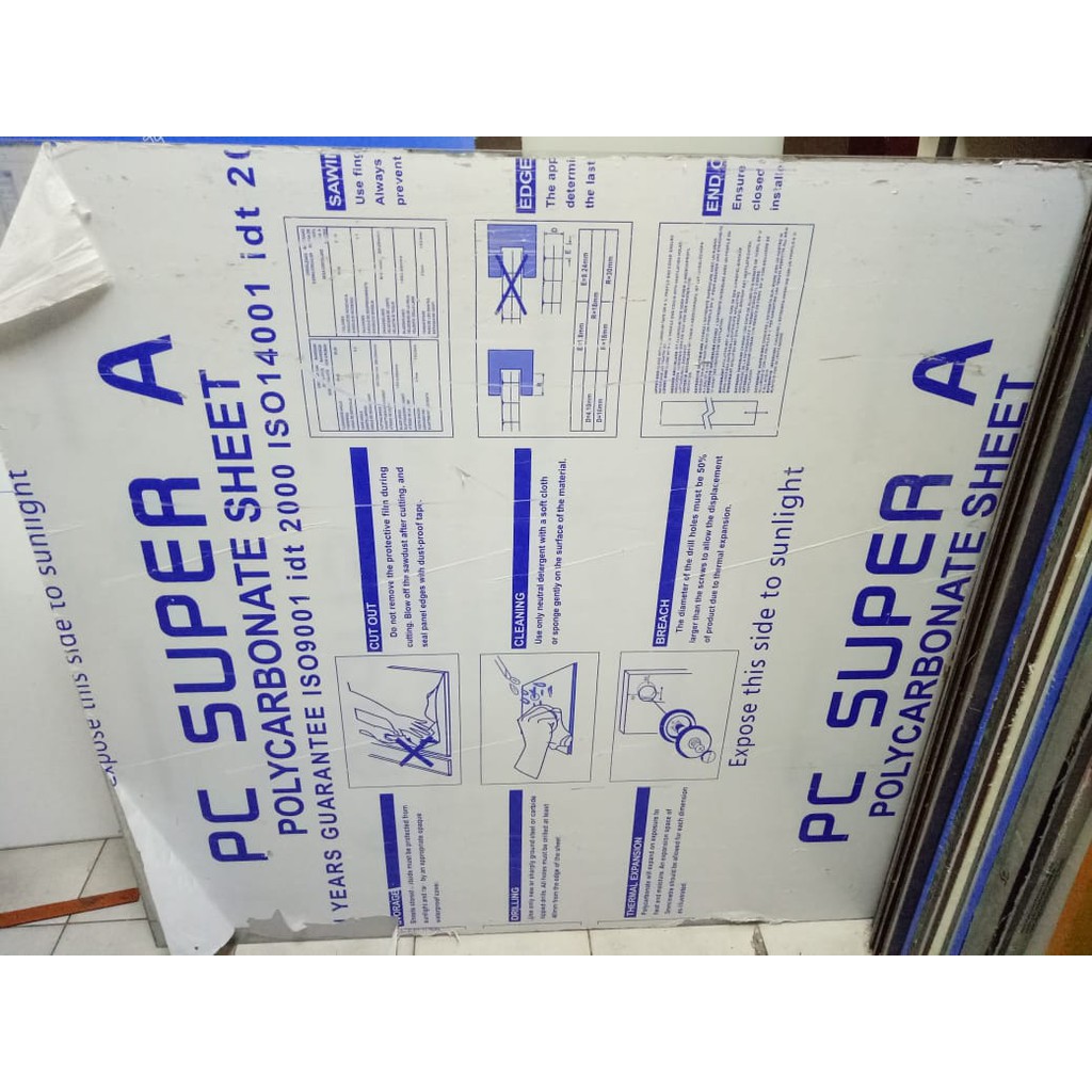 Jual Polycarbonate Sheet 10mm ( bebas Potong ukuran) | Shopee Indonesia